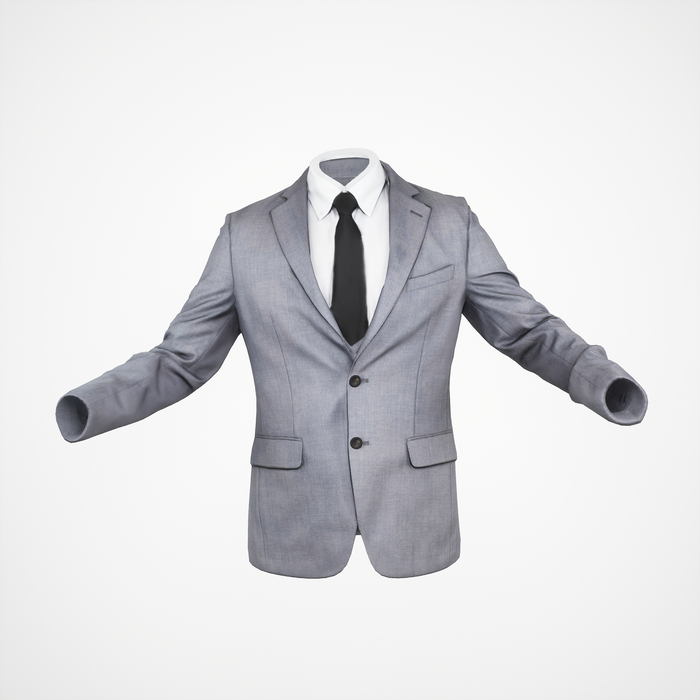 MR.RROR asset view - Gray Suit